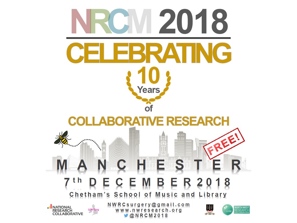 National Research Collaborative Meeting Manchester 2018